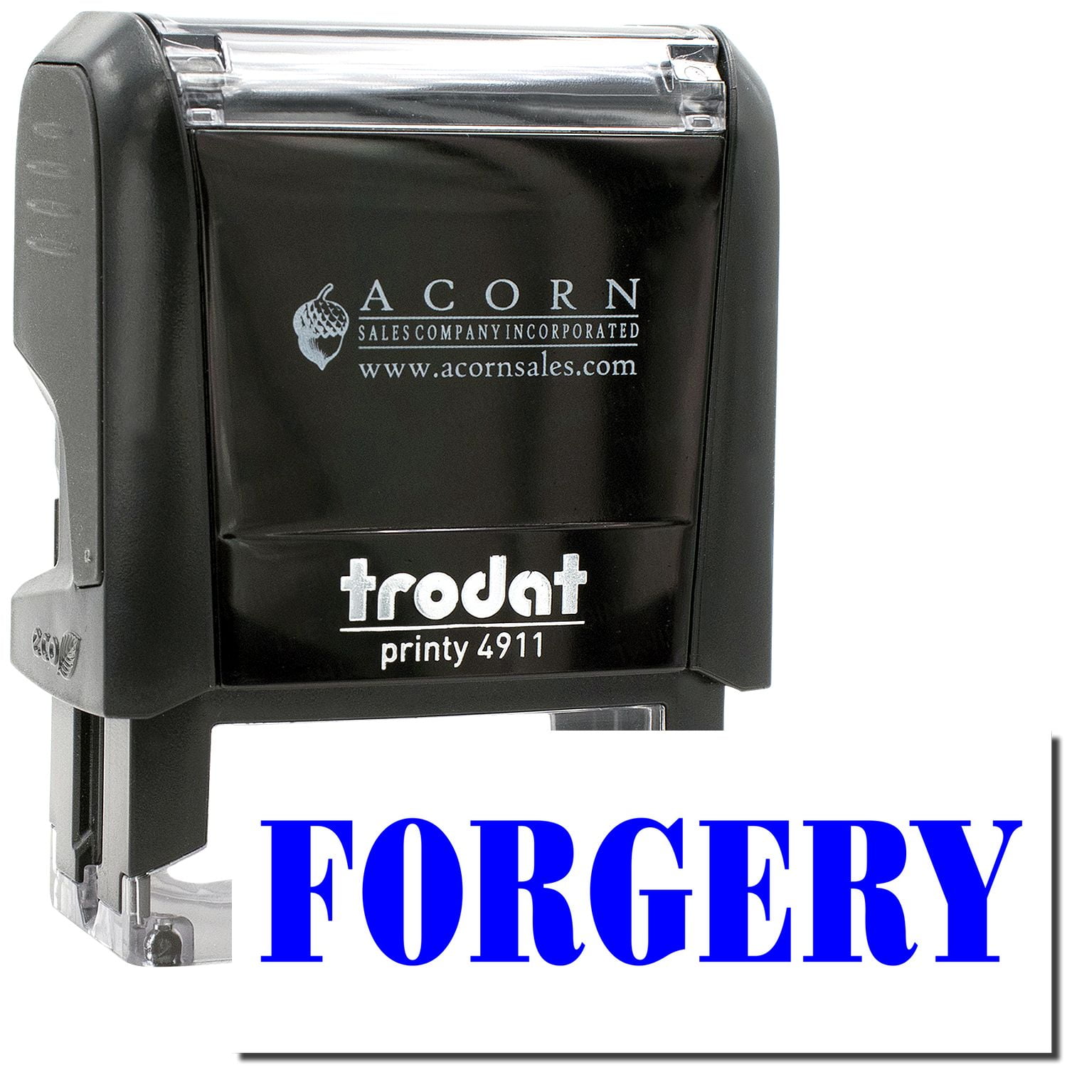 Self-Inking Bank Forgery Stamp, Trodat Printy 4911, Press and Print ...