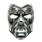 Faux Chrome Evil Masquerade Venetian Mask - Walmart.com