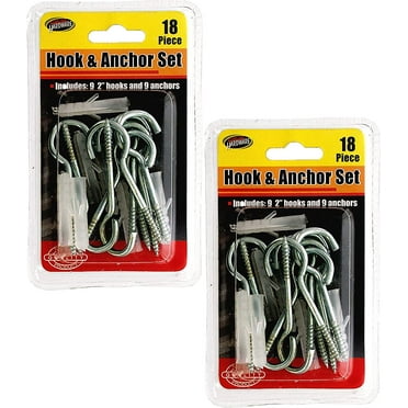 Adult Swing Hardware : Set of Two Screw Hook Anchors with Pulley ...