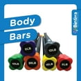 Workout Bar - Padded Exercise Weighted Total Body Bar - 8 Sizes from 5 ...