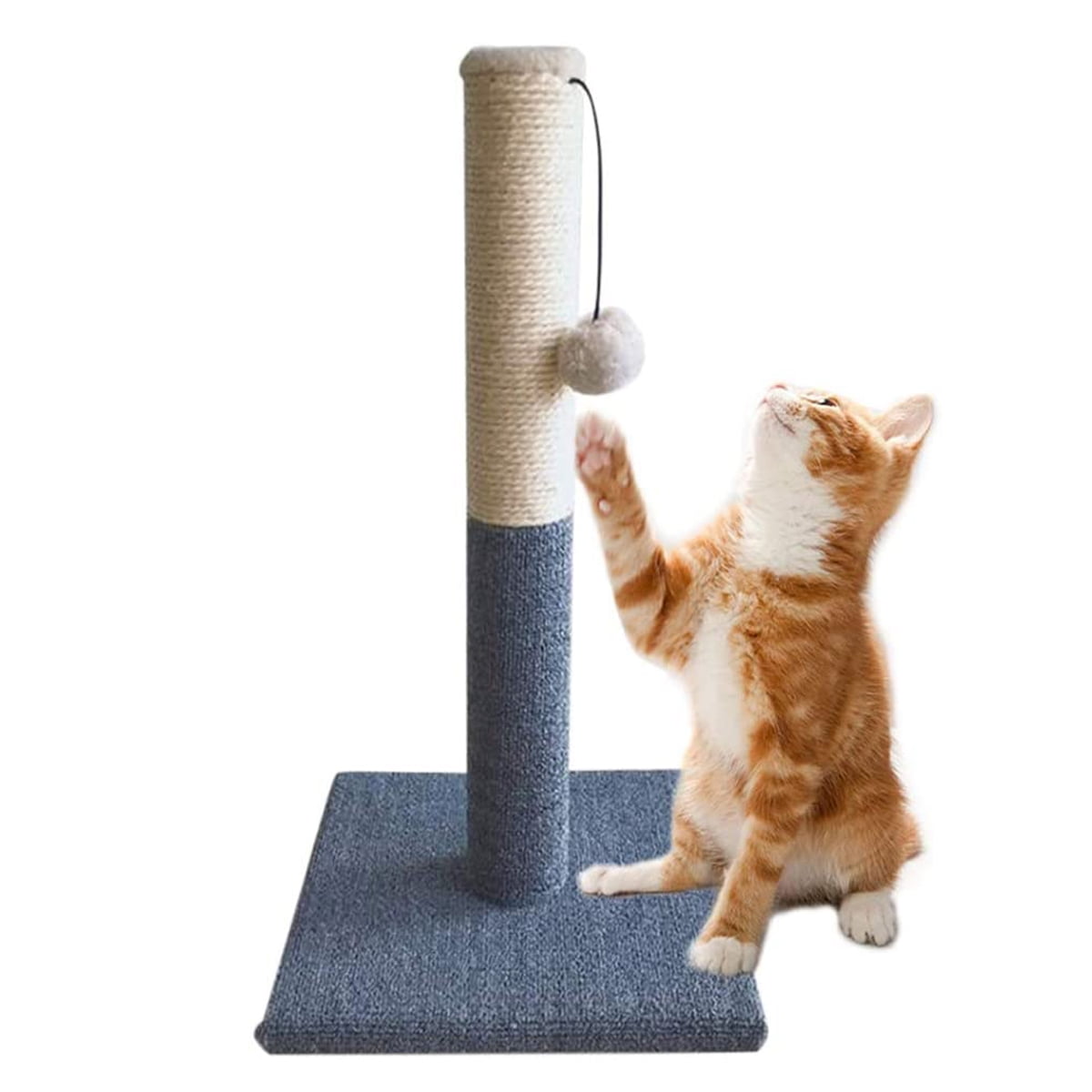 PinkSheep 20" Cat Scratching Post, Cat Scratcher Pole Tower with Sisal ...
