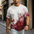 BRANROY Horror Halloween Mens Shirts - Turn Down Collar Short Sleeve T ...