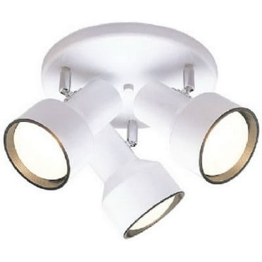 UL Listed 3 Light Multi-directional Flush Mount Ceiling Fixture, Gray ...