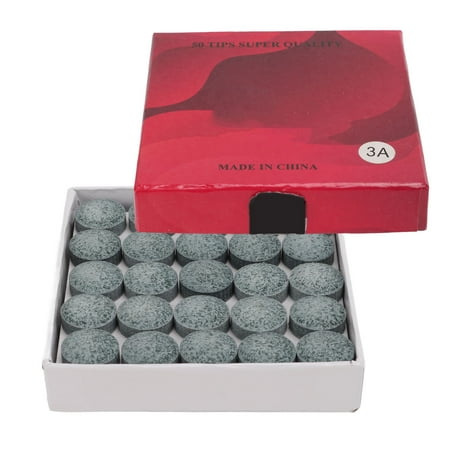 Pool Cue Tips, Leather Material Neutral Hard Friction Cue Tips For ...