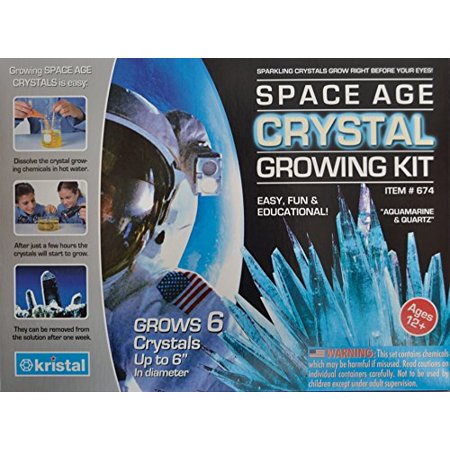 Space Age Crystals: 6 Crystals Aquamarine Quartz Grow Kit by Kristal ...