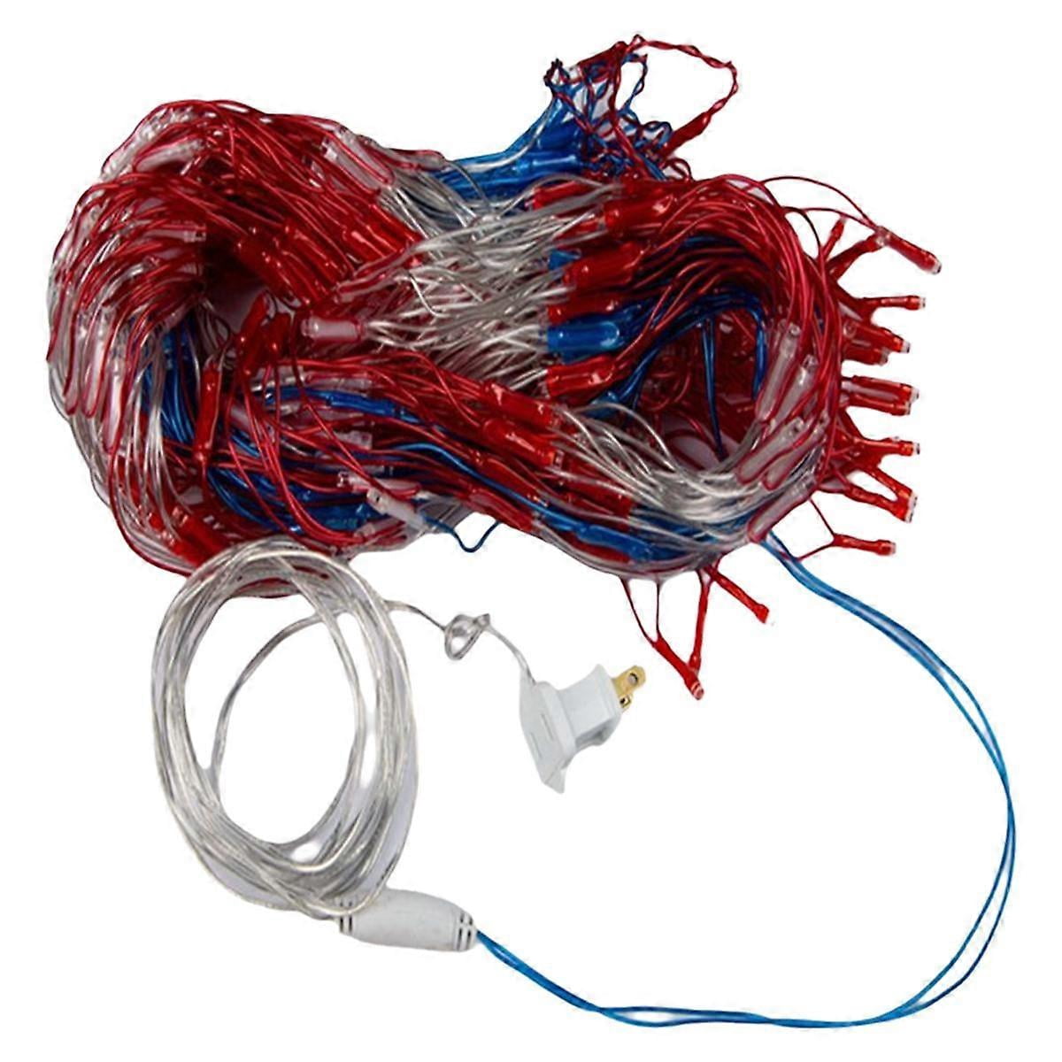 American Flag Light with 390 LED Light String, July 4th Decorations ...