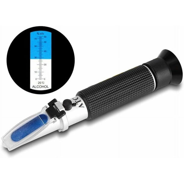 Hongchun Refractometer from 0 to 80% Brix Manual Refractometer to ...