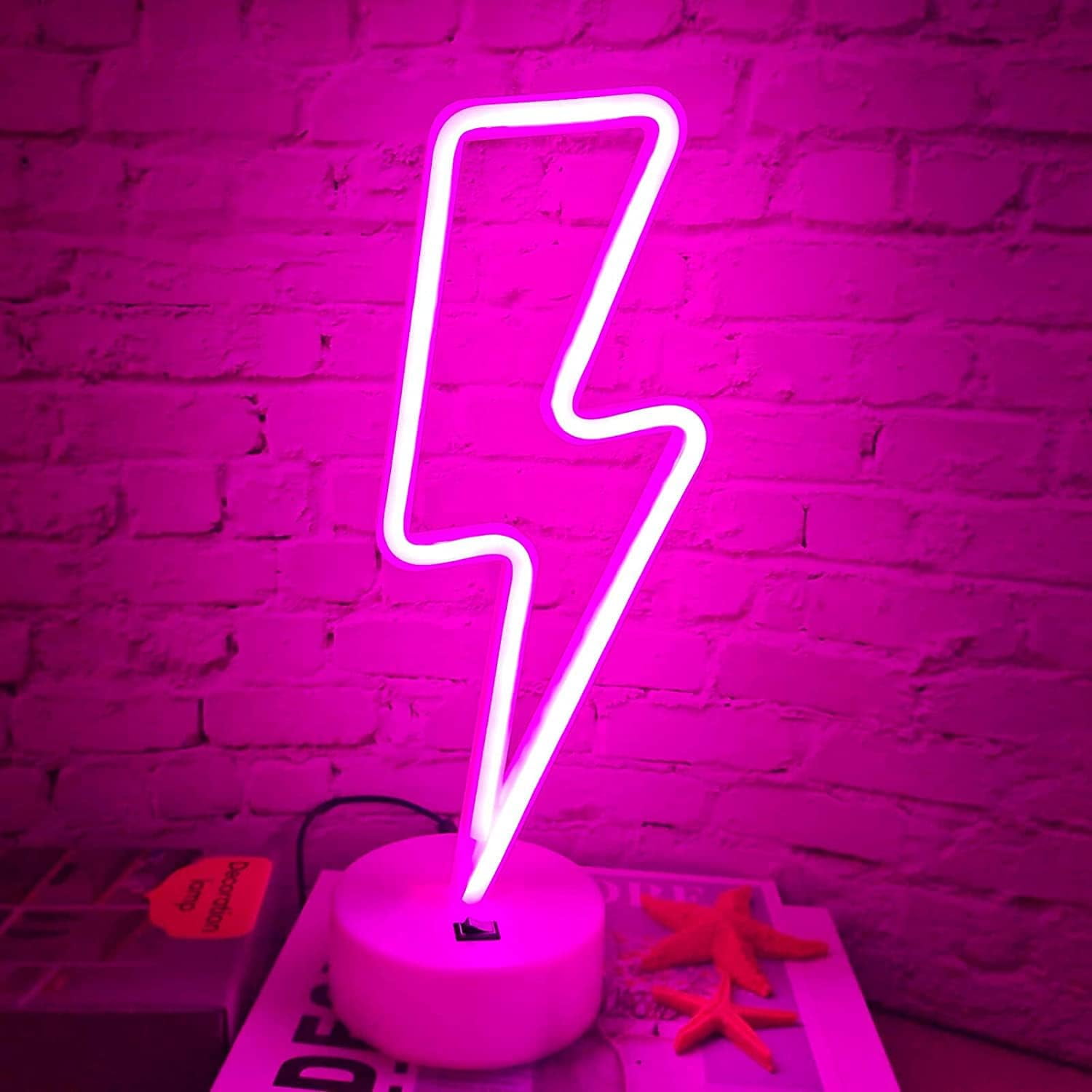 LINLIN Neon Night Light, LED Neon Signs Night Light Neon Lights Neon ...