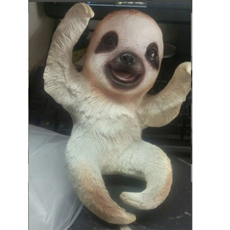 Little Sloth Interesting Decorations Resin Toys White Sloth Model ...