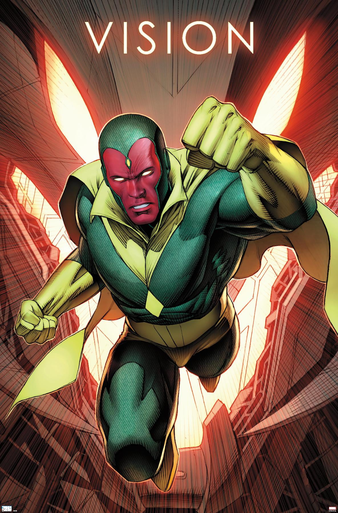 Marvel Comics - Vision - Vision #8 Wall Poster, 14.725" x 22.375 ...