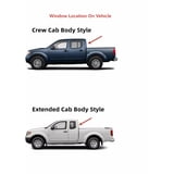 OEM Sliding Back Window Glass Back Slider Compatible with Nissan ...