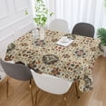 60x60in Square Printed Tablecloth Easy-Care Decorative Table Cloth for ...