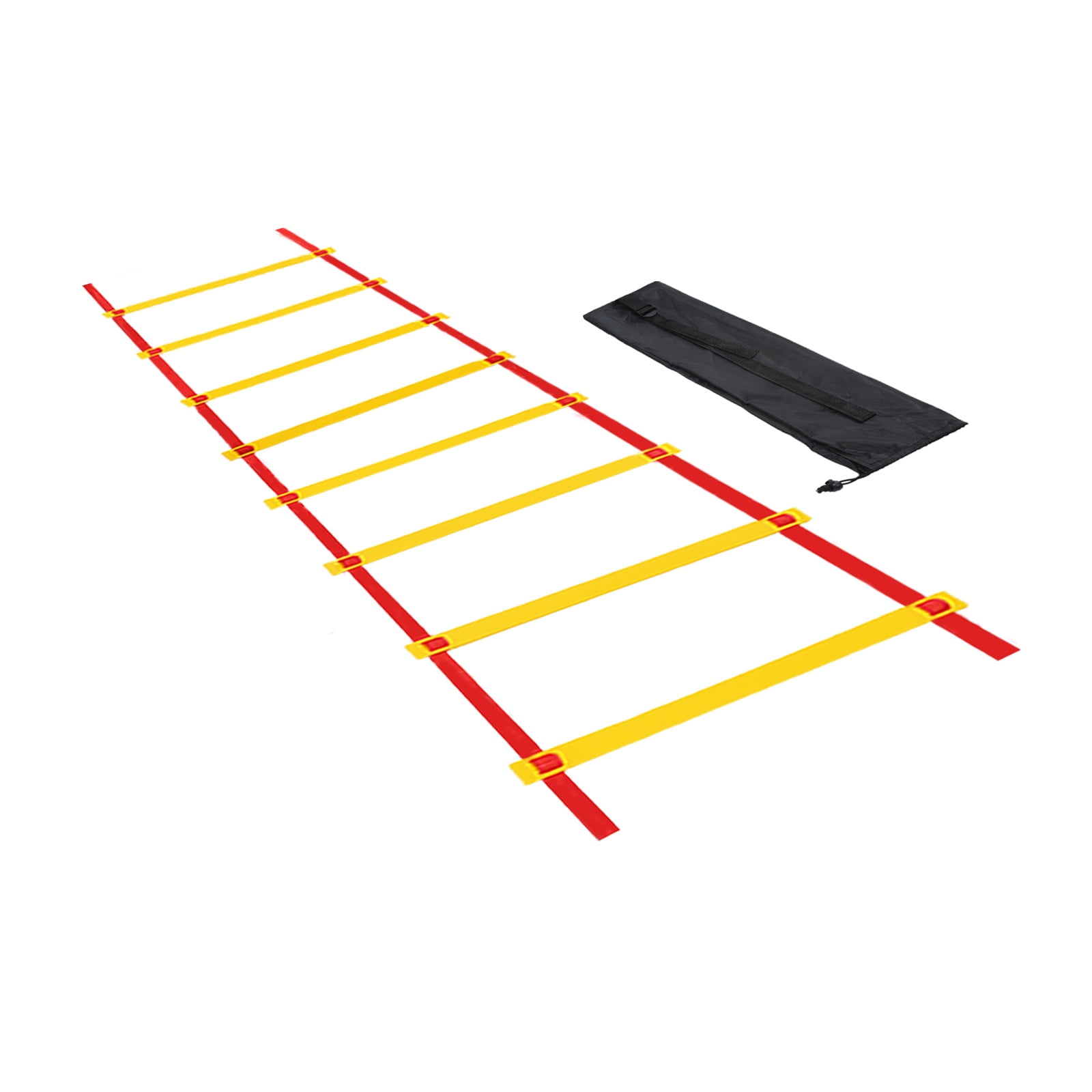 Uxcell Agility Ladder 8 Rung 4m/13ft Sports Speed Training, Red Yellow ...
