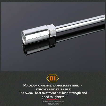 Handle Ratchet Tap Universal Extension Rod Wire Tapping Spanner Wear ...