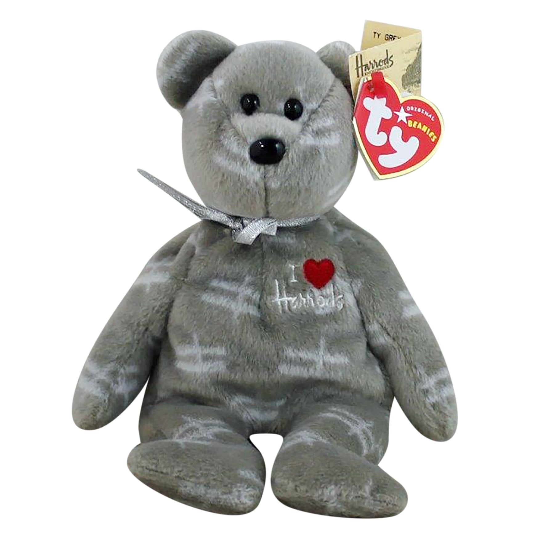 Ty Beanie Baby: Shooting Star the Bear - Gray | Stuffed Animal | MWMT's ...