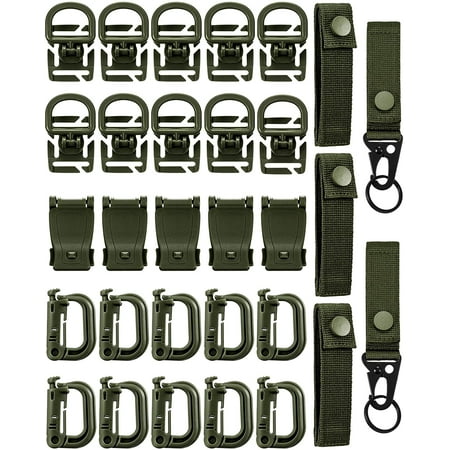 35 Pieces Molle Attachments Kit Molle Backpack Webbing Strap and ...
