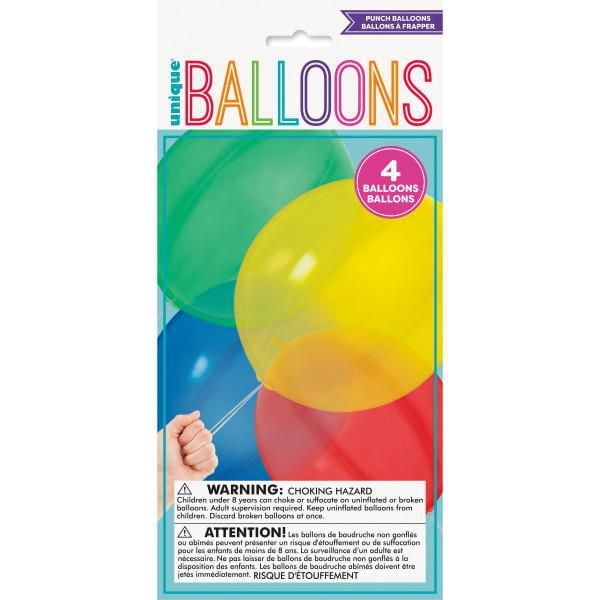 Click here for Unique Pretzels Punch Balloons  4ct prices