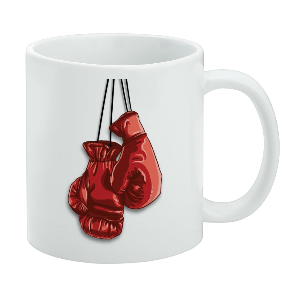 Red Boxing Gloves Boxer White Mug - Walmart.com