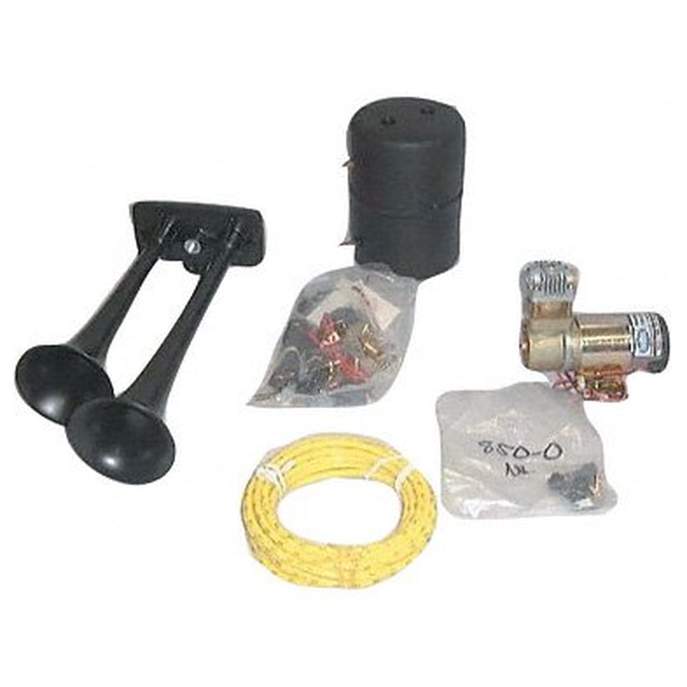 Hadley Horns H00964H Blck Underhood Horn Kit - Walmart.com - Walmart.com