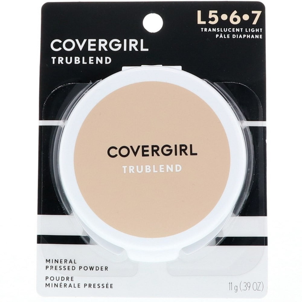 CoverGirl TruBlend Pressed Powder, Translucent Light, 0.39 oz - Walmart.com