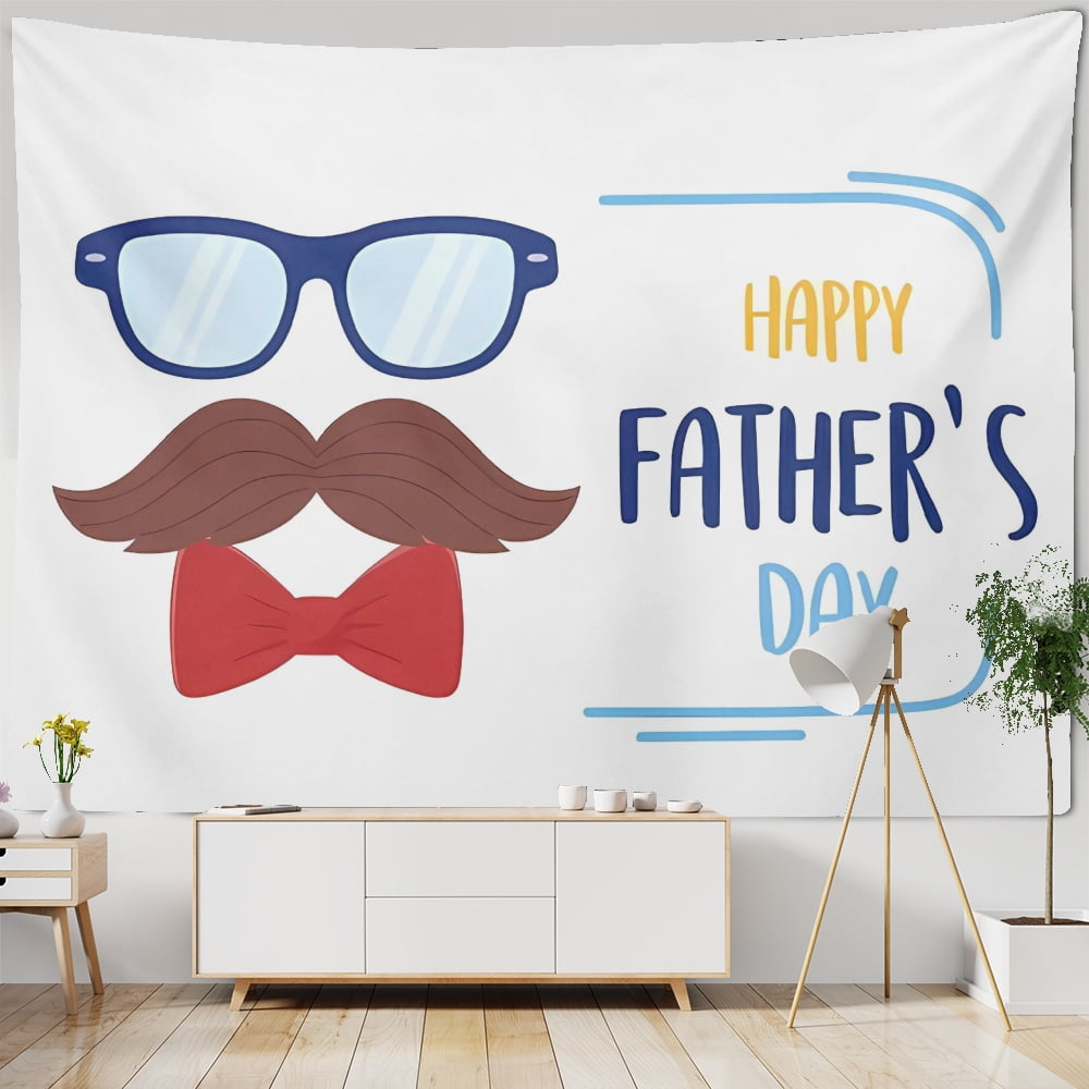 Happy Fathers Day Kingque Banner Backdrop Decorations Backdrop For