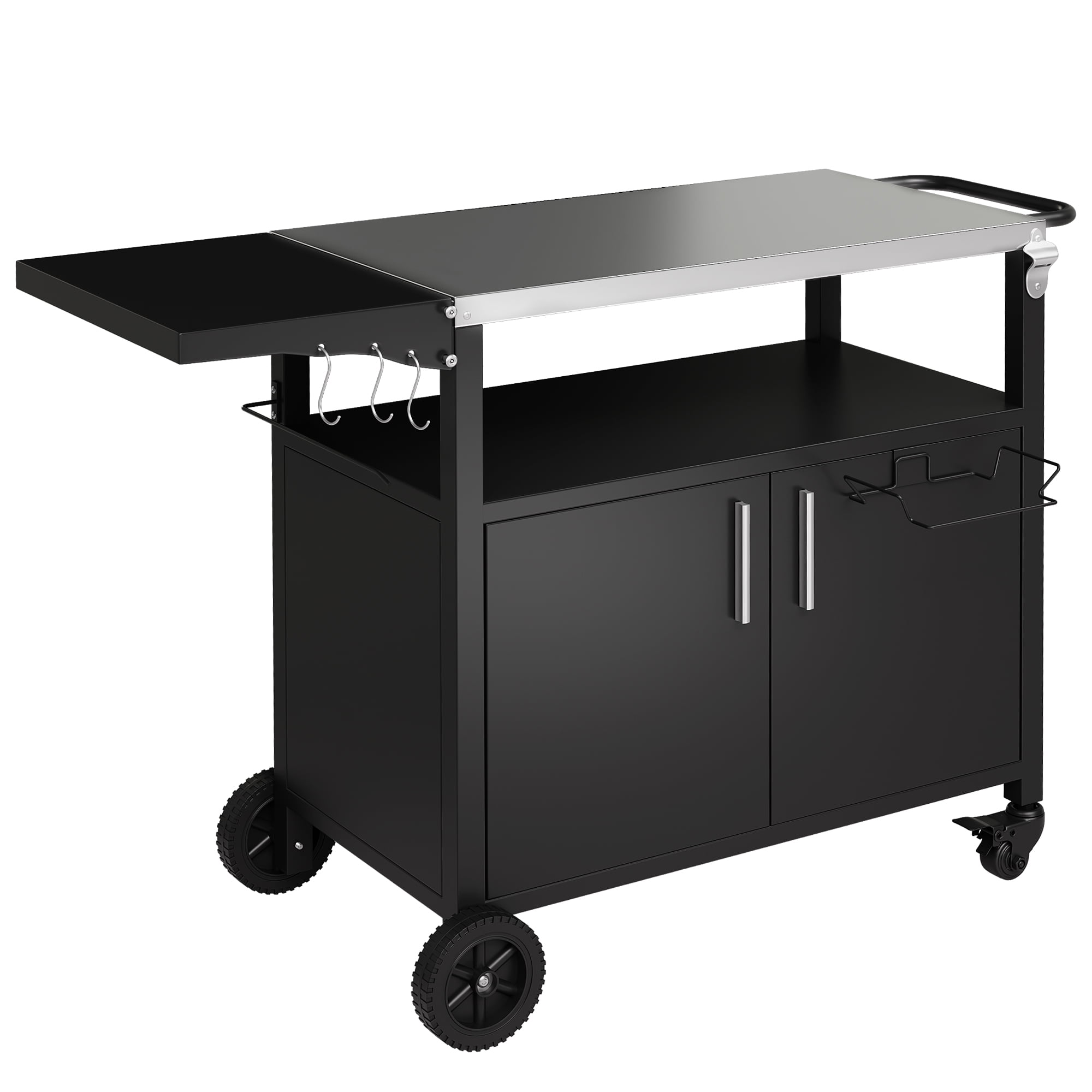 Click here for Walsunny Outdoor Grill Cart With Storage Cabinet... prices
