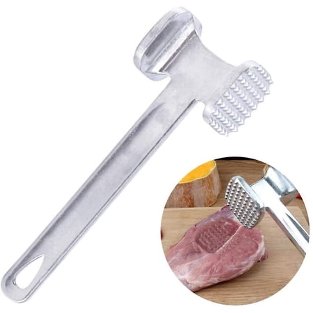 Aluminum Alloy Meat Mallet Metal Meat Tenderizer Hammer Double Sided ...