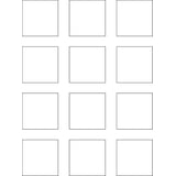 Pen + Gear Laser/Inkjet Self-Adhesive Square Labels, White, 2" x 2", 12 ...