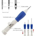 DIY Magic Embroidery Pen Kit Knitting Stitching Tool, Adjustable Punch ...