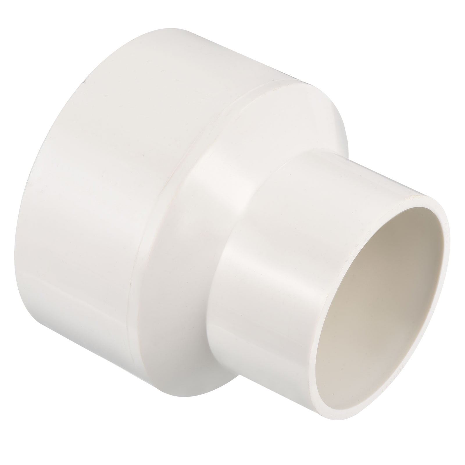 Uxcell 110x75mm PVC Reducer Pipe Fitting Straight Coupling Connector ...
