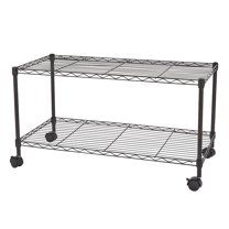 ZenSports 3-Tier Heavy Duty Storage Shelving with Wheels, 220lbs Steel ...
