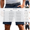 Cheytotty Mens Workwear Shorts, Solid Color Multi Pocket, Five Quarter ...