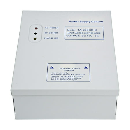 Door Access Control System Switch Power Supply, 0-15s Delay Range Metal ...