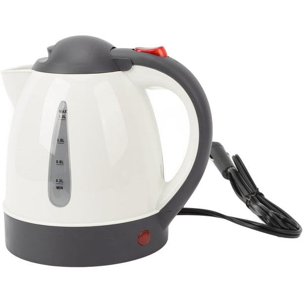 XYCCA 24V/12V Travel Electric Kettle, 1000ml Battery Powered Kettle, 12 ...