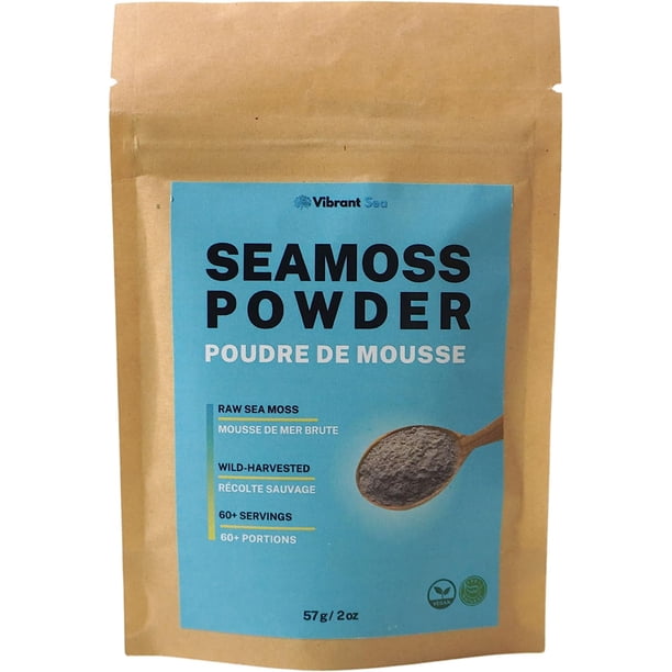 Vibrant Sea Organic Sea Moss Powder - Natural, Wild Harvested ...