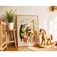 Affixzi Animal Band Nursery Wall Art, Cute Music Print, Whimsical ...