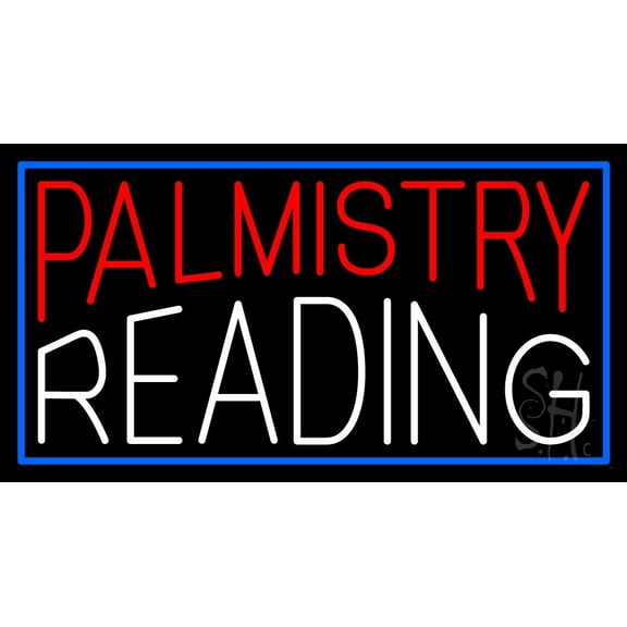 Blue Astrology Red Tarot Readings LED Neon Sign 24" Tall x 31" Wide ...