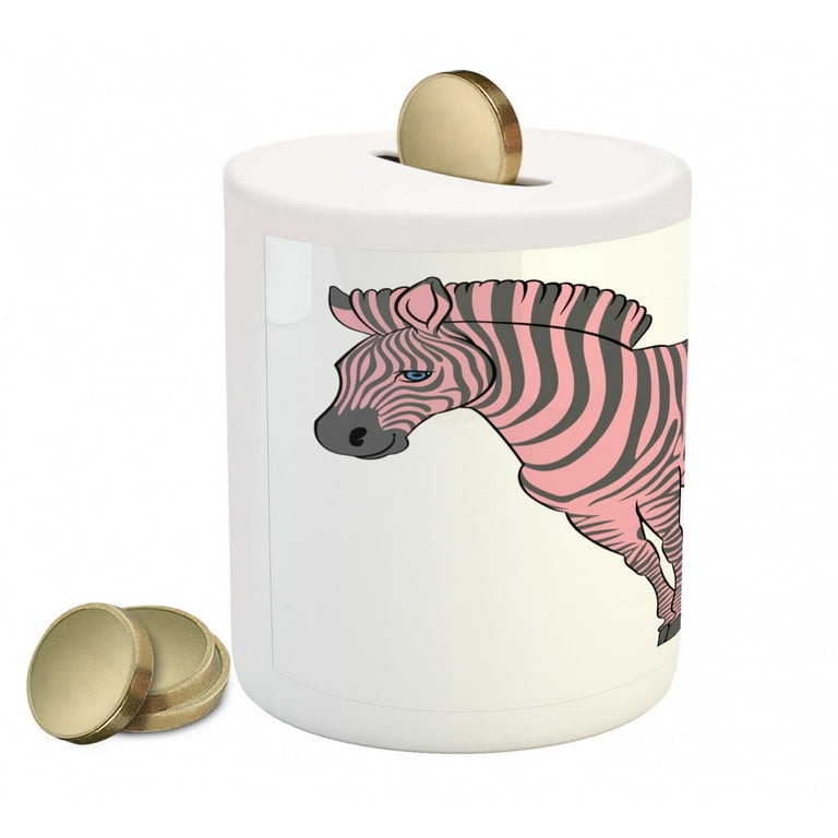 Zebra Coin Bank