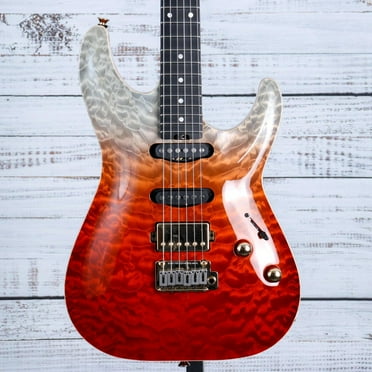 Schecter California Custom Elite Koa Top USA Custom Shop Electric ...
