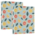Three Ring Binder Orange 1.5 Inch Round Binder D-Rings for Office ...