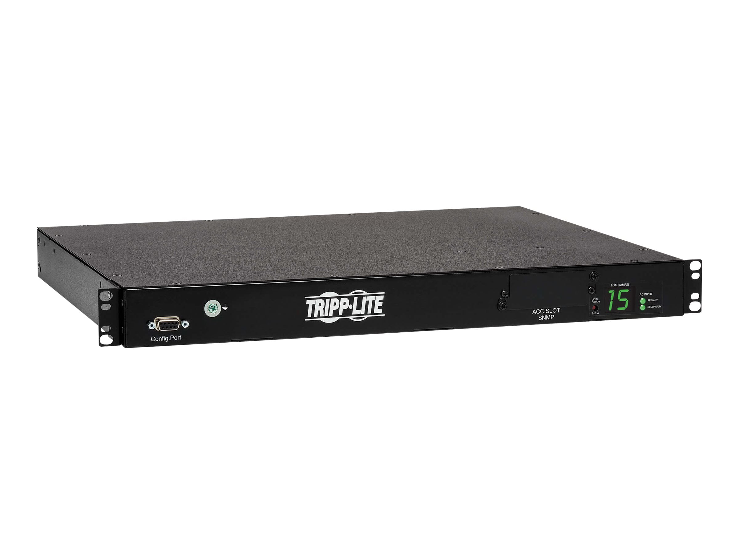 Tripp Lite PDU Switched ATS 2/2.4KW 200/240V 10 C13 2 C14 3.6M Cords ...