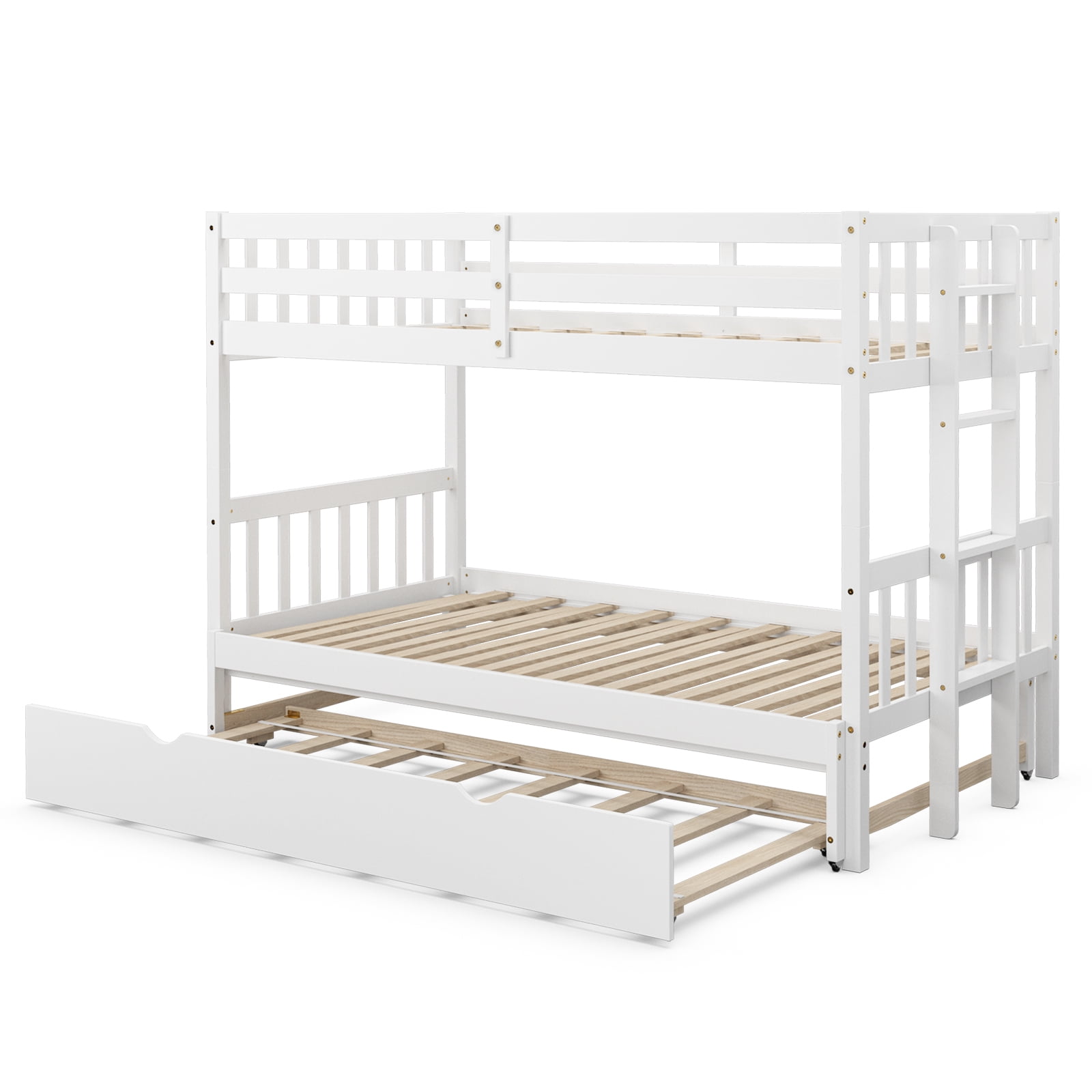 Click here for Patiojoy Twin Convertible Bunk Beds With Trundle &... prices