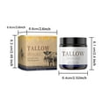 Tallow Original Balm Natur Organic Grass Fed Beef Tallow Cream From