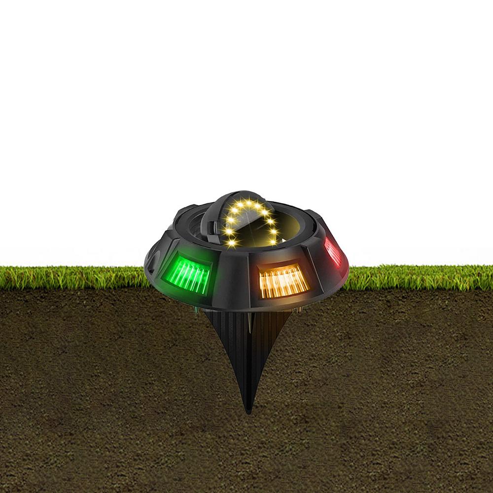 AIXING In Ground Solar Lights Outdoor Solar Ground Lights Outdoor ...