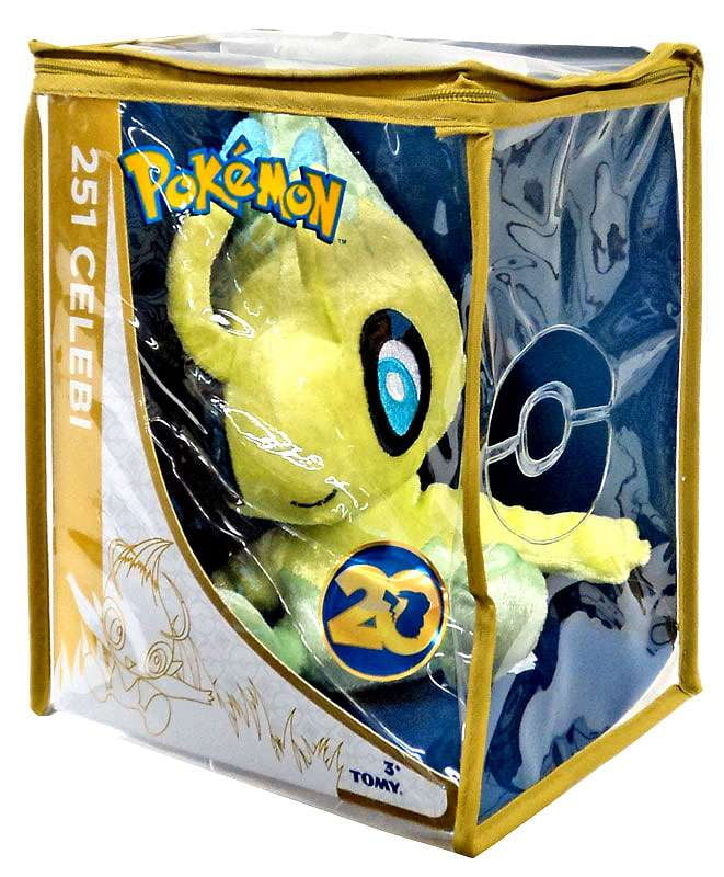 Pokemon 20th Anniversary Celebi Plush - Walmart.com