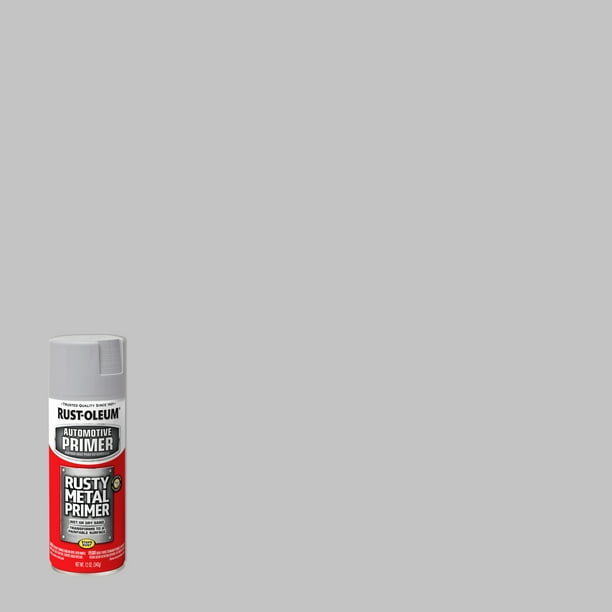 Light Gray, Rust-Oleum Automotive Rusty Metal Primer Spray Paint-249331 ...