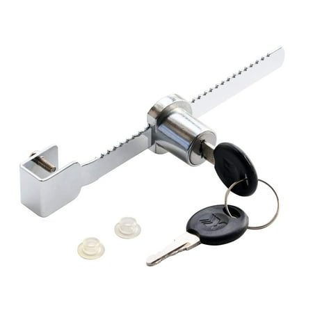 Symkmb Display Case Lock Sliding Glass Door Ratchet Lock Security Glass ...