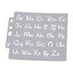 Darice Small Alphabet Stencils. 3 Assorted Styles - Walmart.com