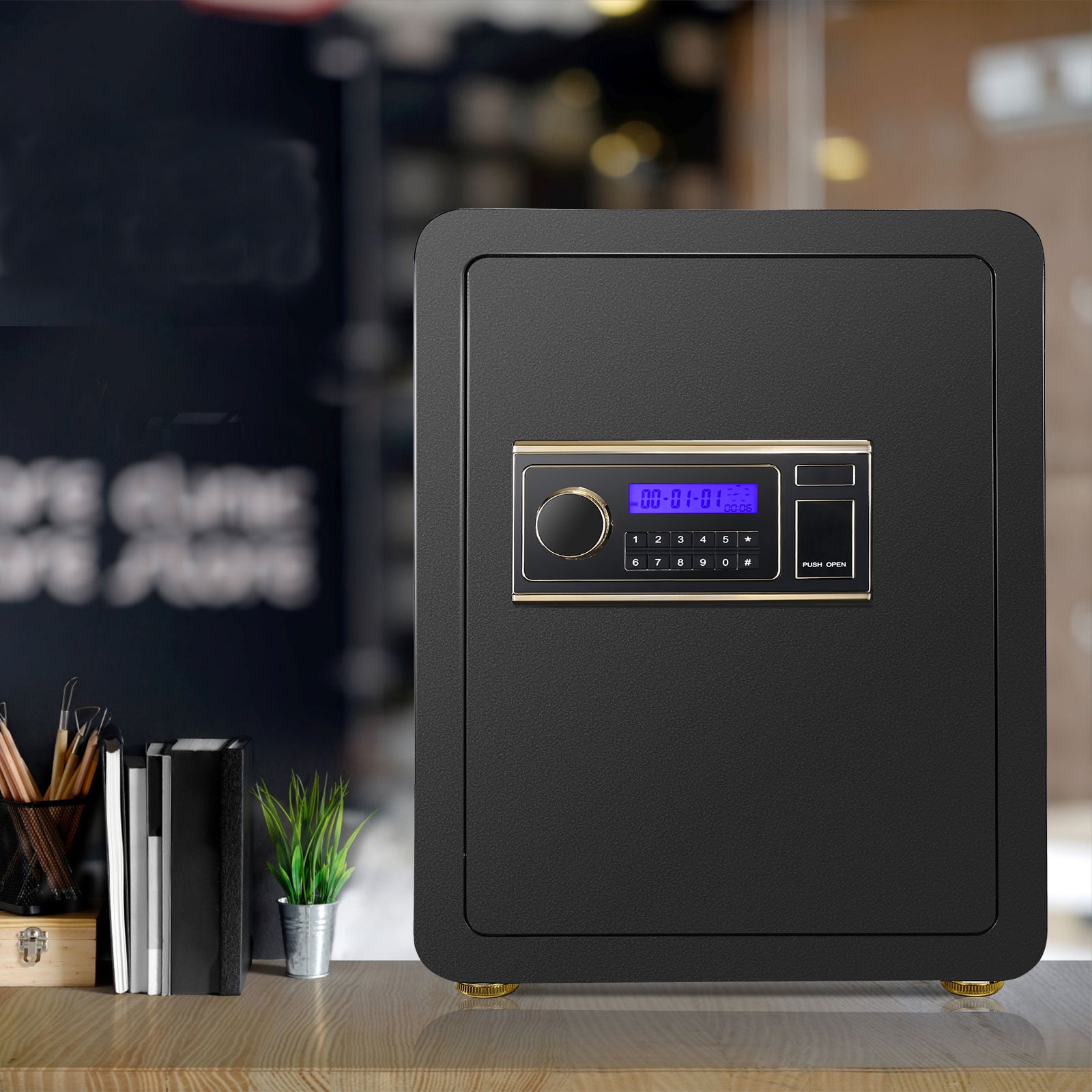 Buy VOGVIGO 1.8Cub Safe Box with Waterproof Fireproof Document Bag ...