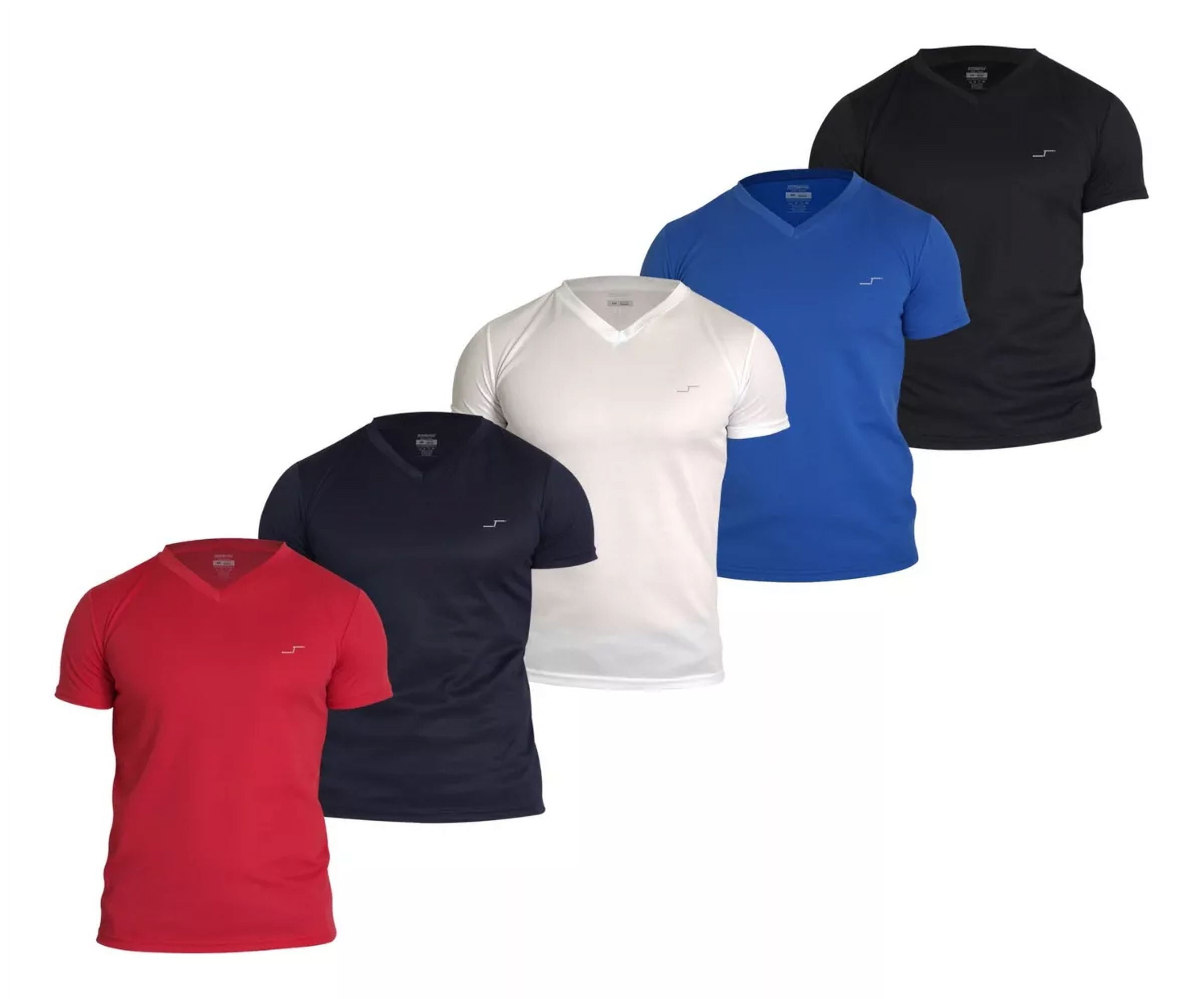 5 Playeras Deportivas Gym Hombre Colores Fresca Dry Fit | Bodega ...